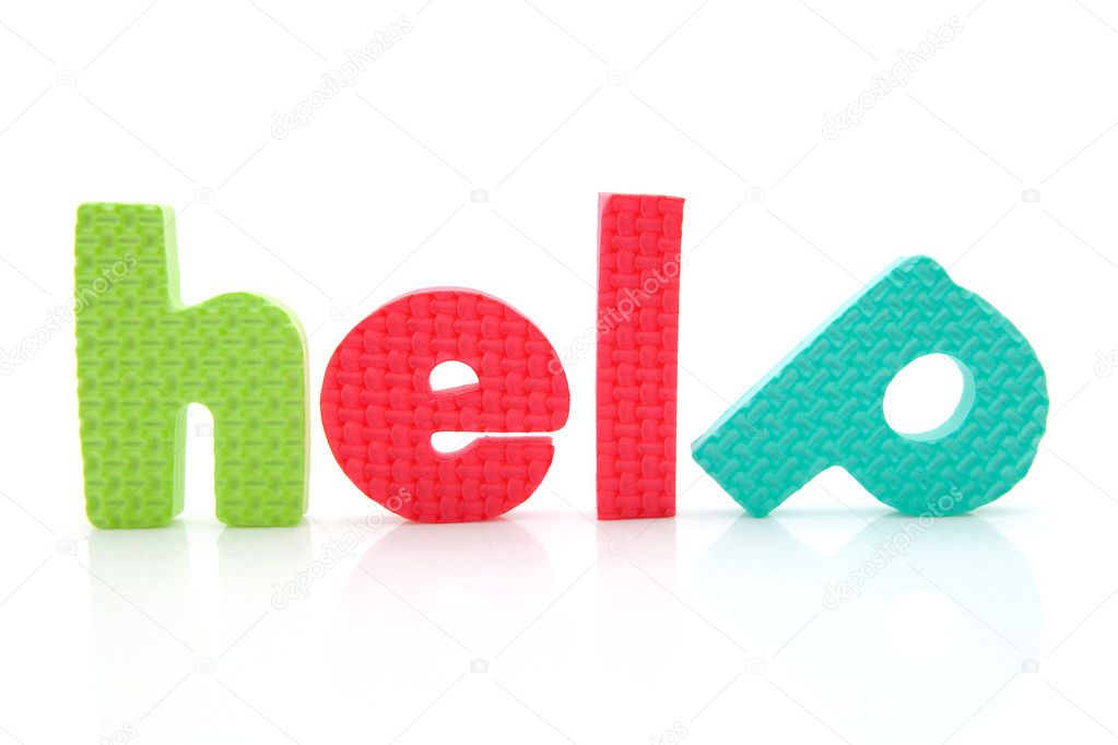Word help in foam letters Stock Photo by ©sannie32 3482330