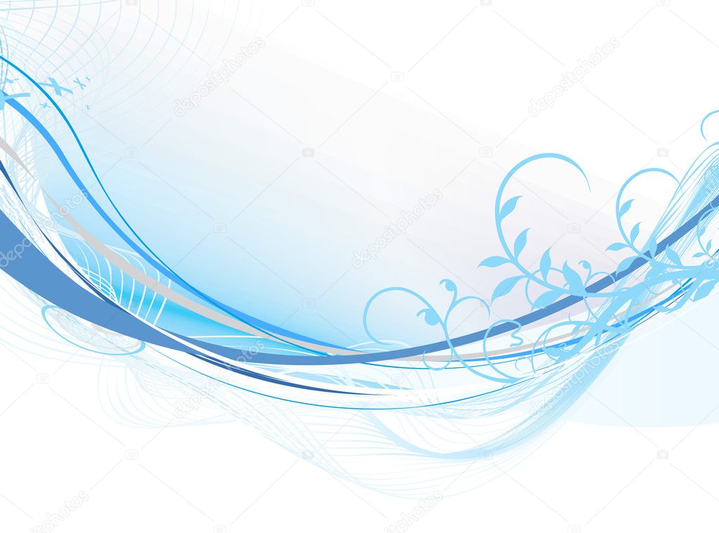 Abstract wave design — Stock Vector © redshinestudio #3727741