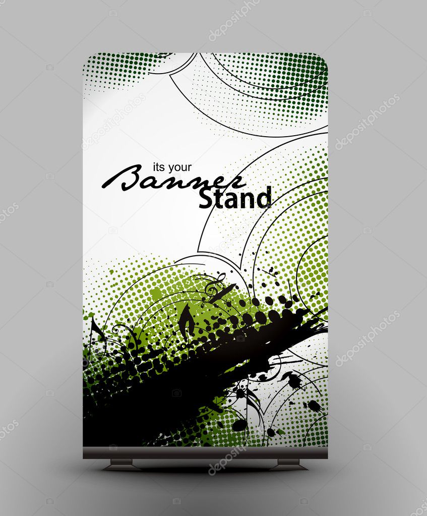 Stand banner template Stock Vector Image by ©redshinestudio #3728325