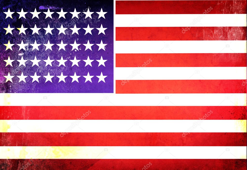 American flag Grunge Textures — Stock Photo © redshinestudio #4137065