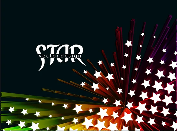 3d star element design — Stock Vector © redshinestudio #4462029