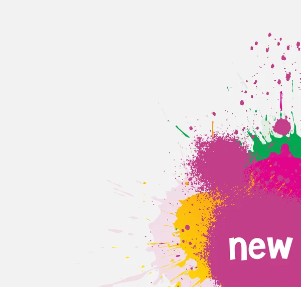 Colourful bright ink splat design Stock Vector Image by ©redshinestudio ...