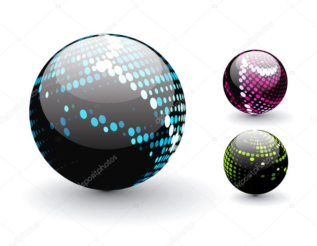 3D sphere Stock Vector Image by ©redshinestudio #4474281