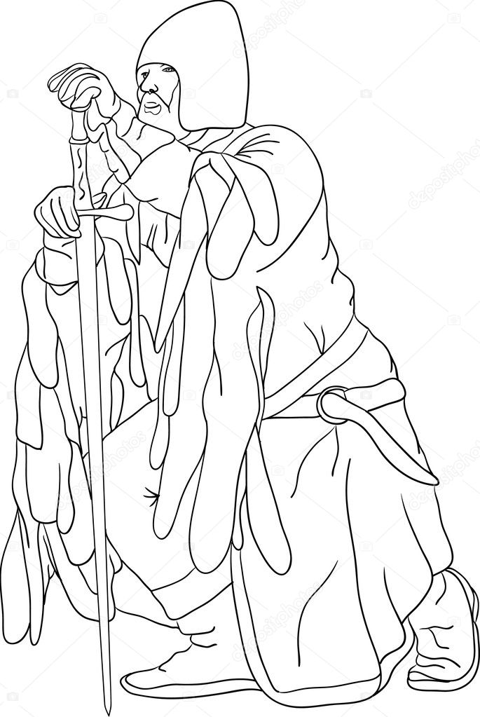 Knight Stock Vector Image by ©pavelmidi #3157999