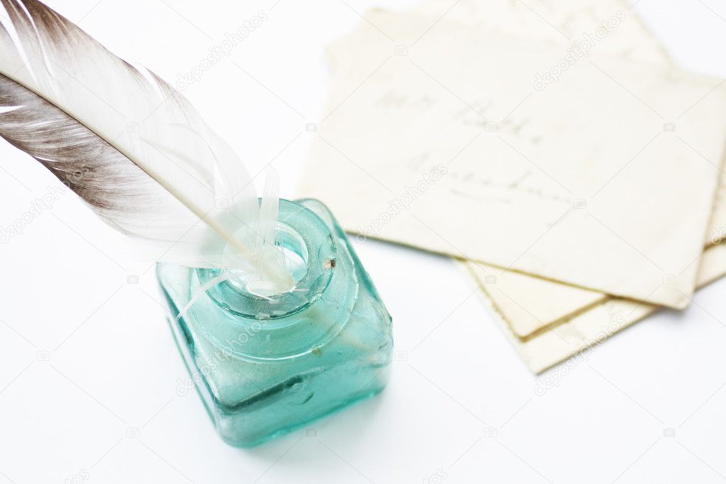 Quill and Pot Stock Photo by ©naffarts 3772548