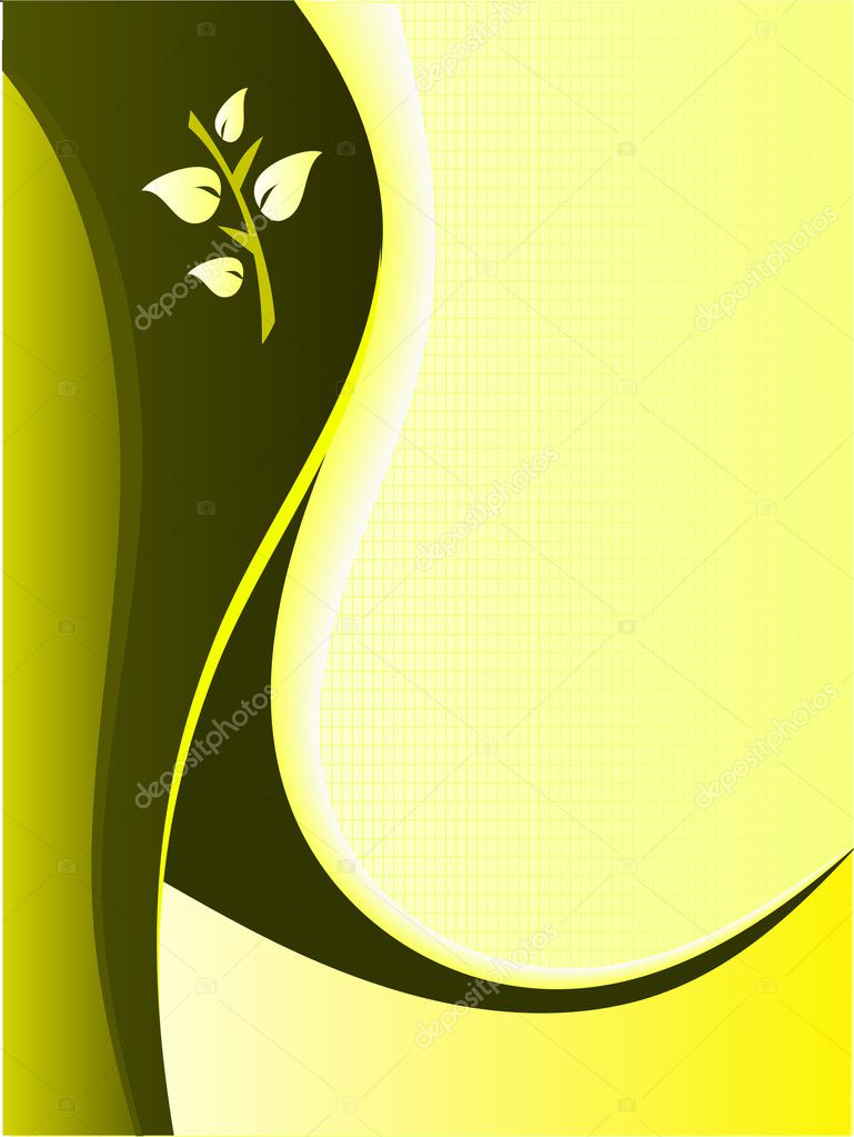 A yellow business card Template Stock Vector Image by ©mhprice #3059076