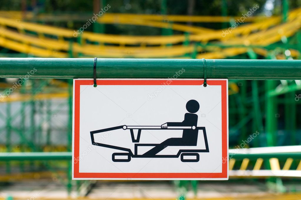 Rollercoaster sign — Stock Photo © sahuad #2706146