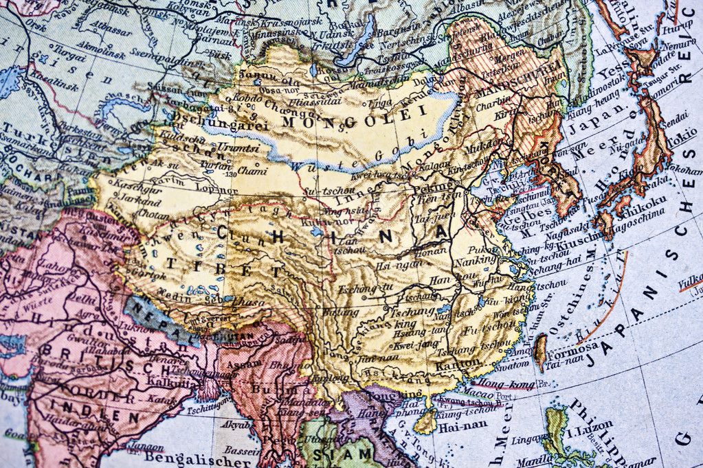 Detailed Map Of Ancient China
