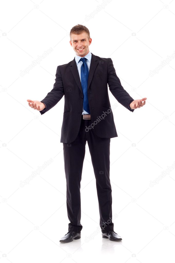 Business man welcoming — Stock Photo © feedough #3363811 Business man welcoming — Stock Photo © feedough #3363811