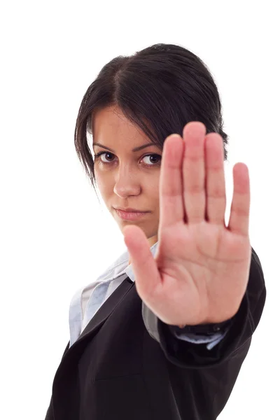 Woman saying stop Stock Photos, Royalty Free Woman saying stop Images ...