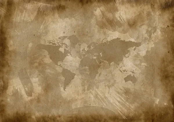 Old paper with a map - Stock Image - Everypixel
