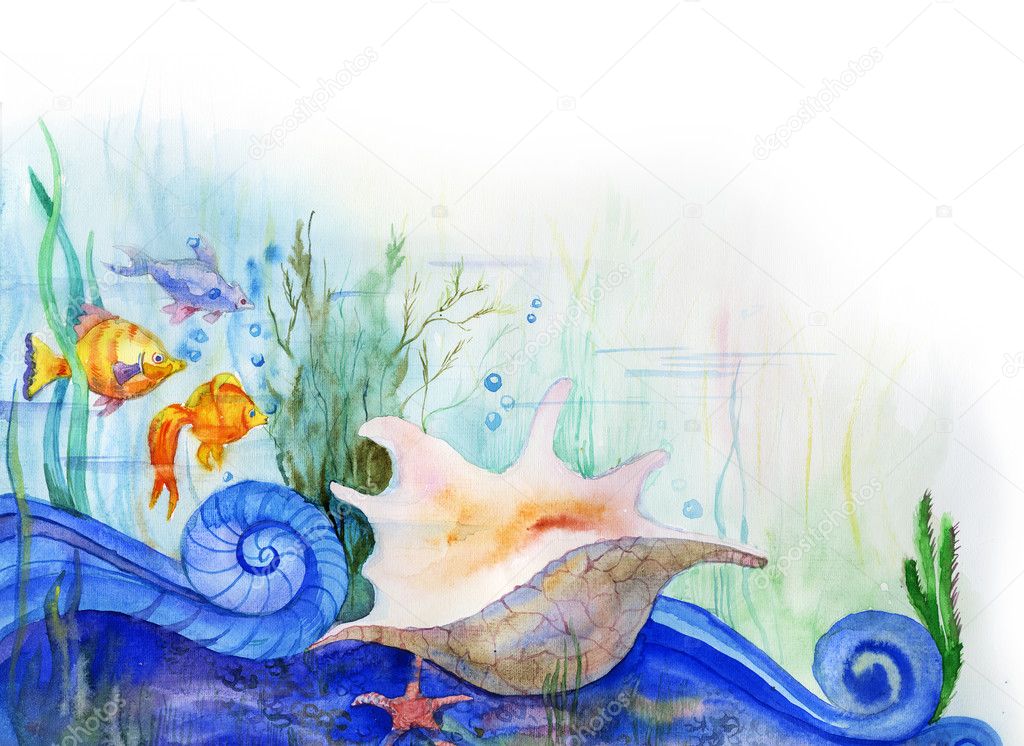 fondo del mar — Foto de stock © Yankee #3317994