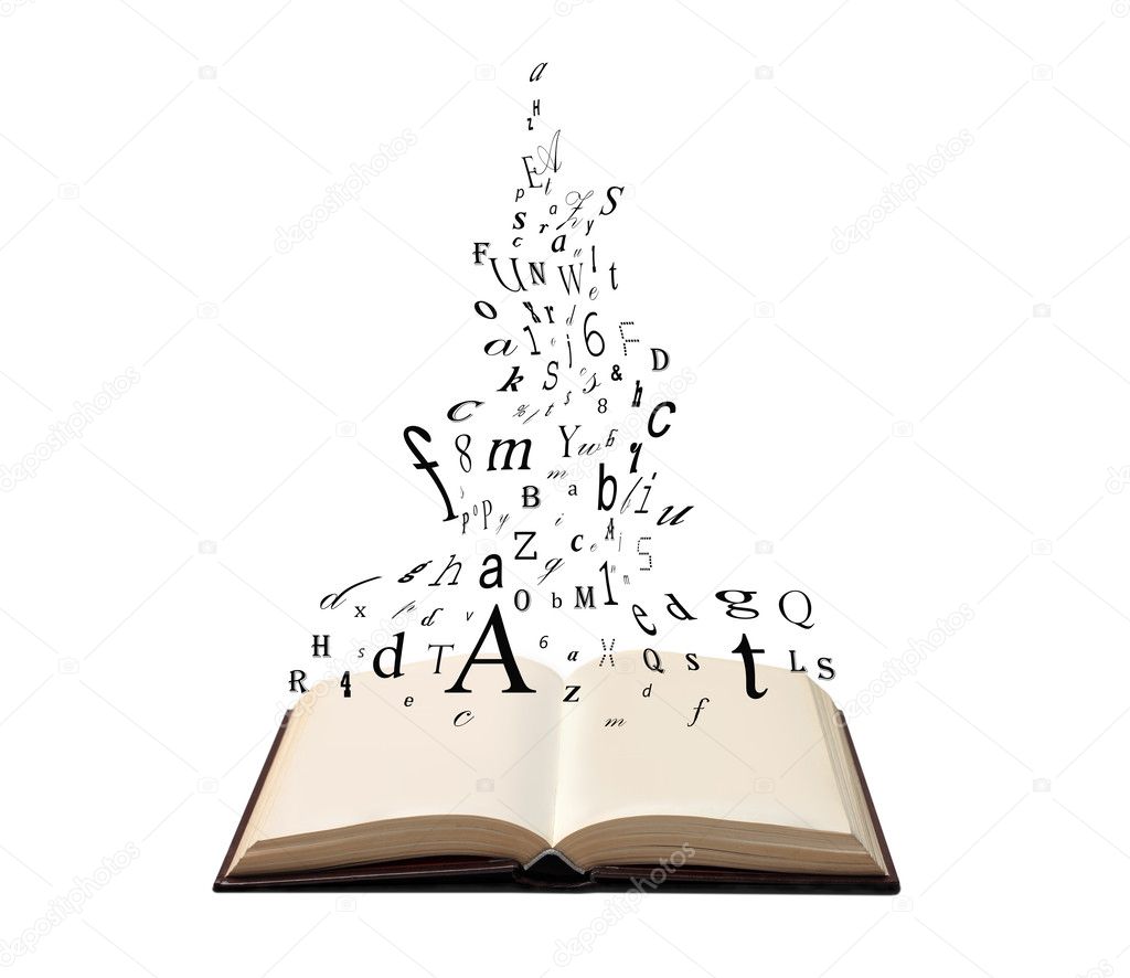 Flow of letters — Stock Photo © olly18 #3194188