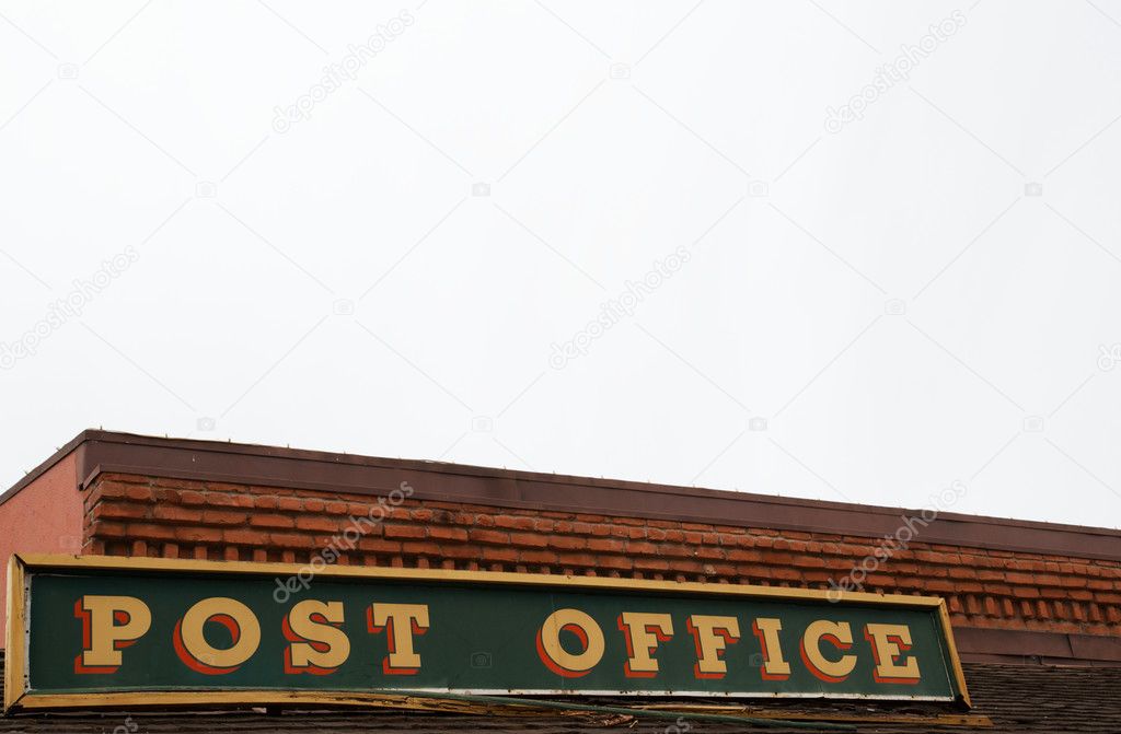 Old post office sign — Stock Photo © bobkeenan #3754496