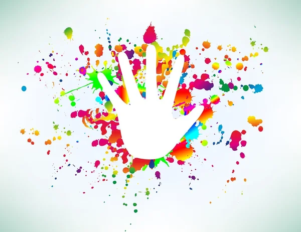 ᐈ Colorful hand stock vectors, Royalty Free colorful hand prints ...