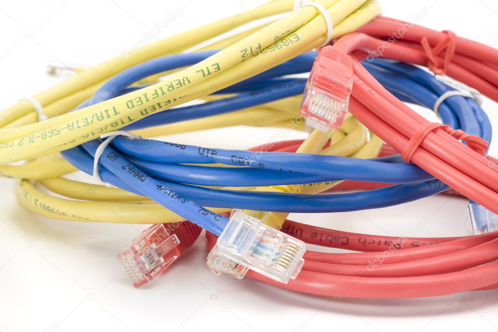 Utp cables closeup — Stock Photo © tomisl.z #3621308
