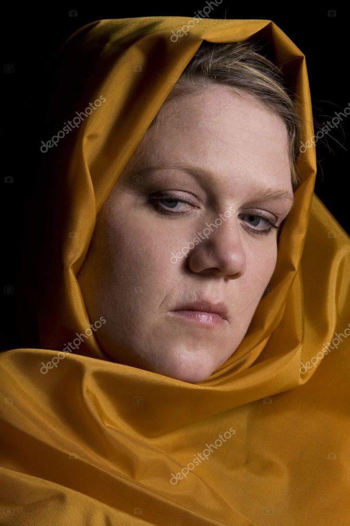 Close up on a Woman in Veil — Stock Photo © mdilsiz #2979277