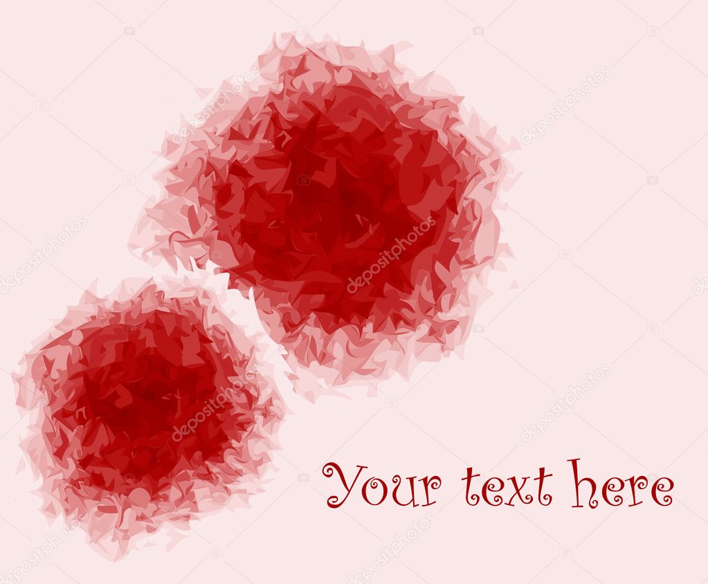 Red abstract flower background vector Stock Vector by ©krabata 3059723