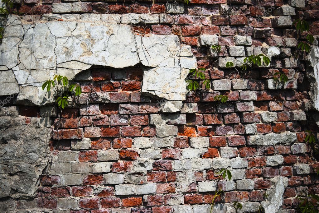 A broken brick wall — Stock Photo © Andy-pix #3094604