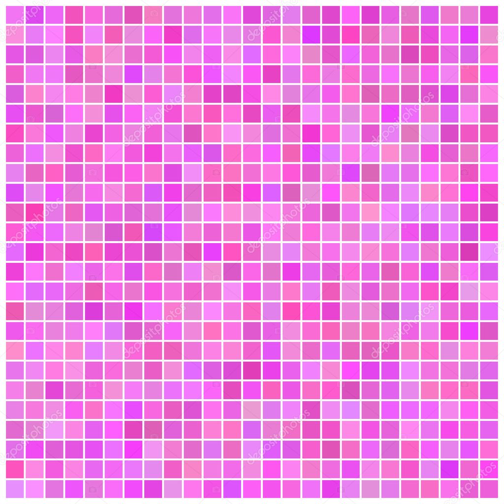Fondo cuadrado de mosaico rosa vector, gráfico vectorial © SvetlanaR ...