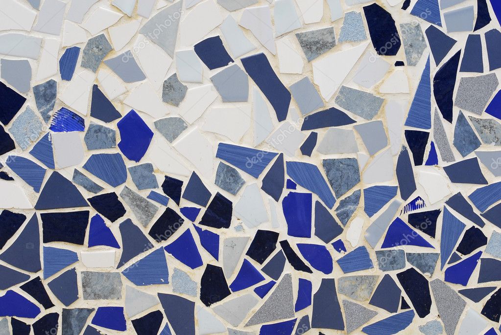 Ceramic mosaic wall Stock Photo by ©severija 3444638