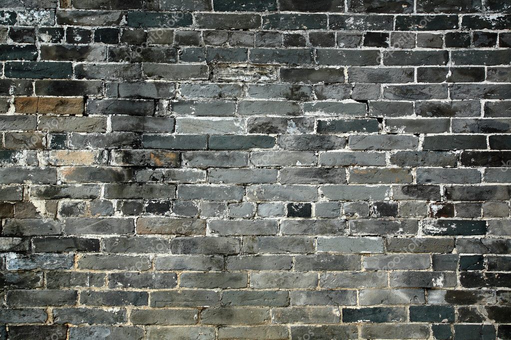 Old chinese blue bricks wall — Stock Photo © leungchopan #2784711