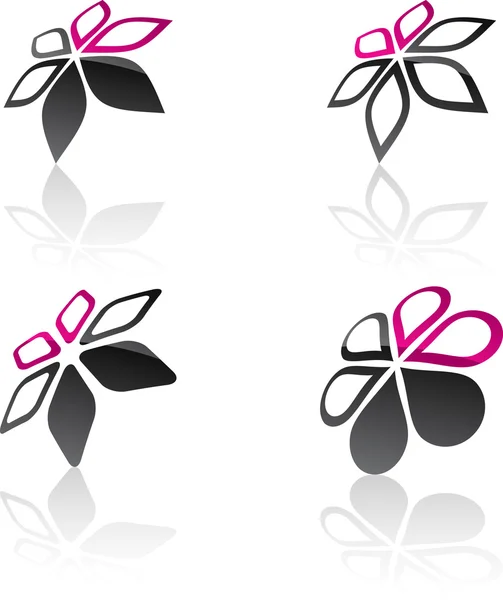 Logo 3d flower Vector Art Stock Images | Depositphotos
