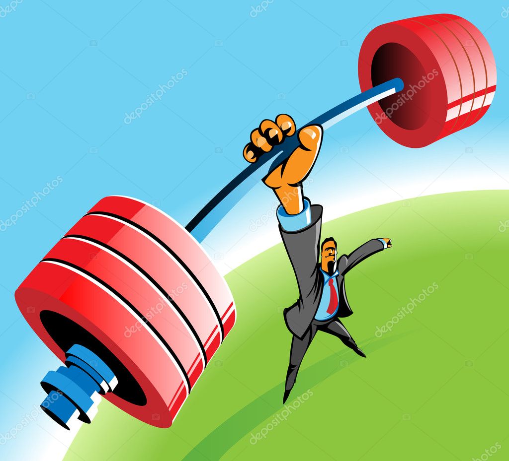 Powerful man — Stock Vector © ildogesto #2786210 Powerful man — Stock Vector © ildogesto #2786210