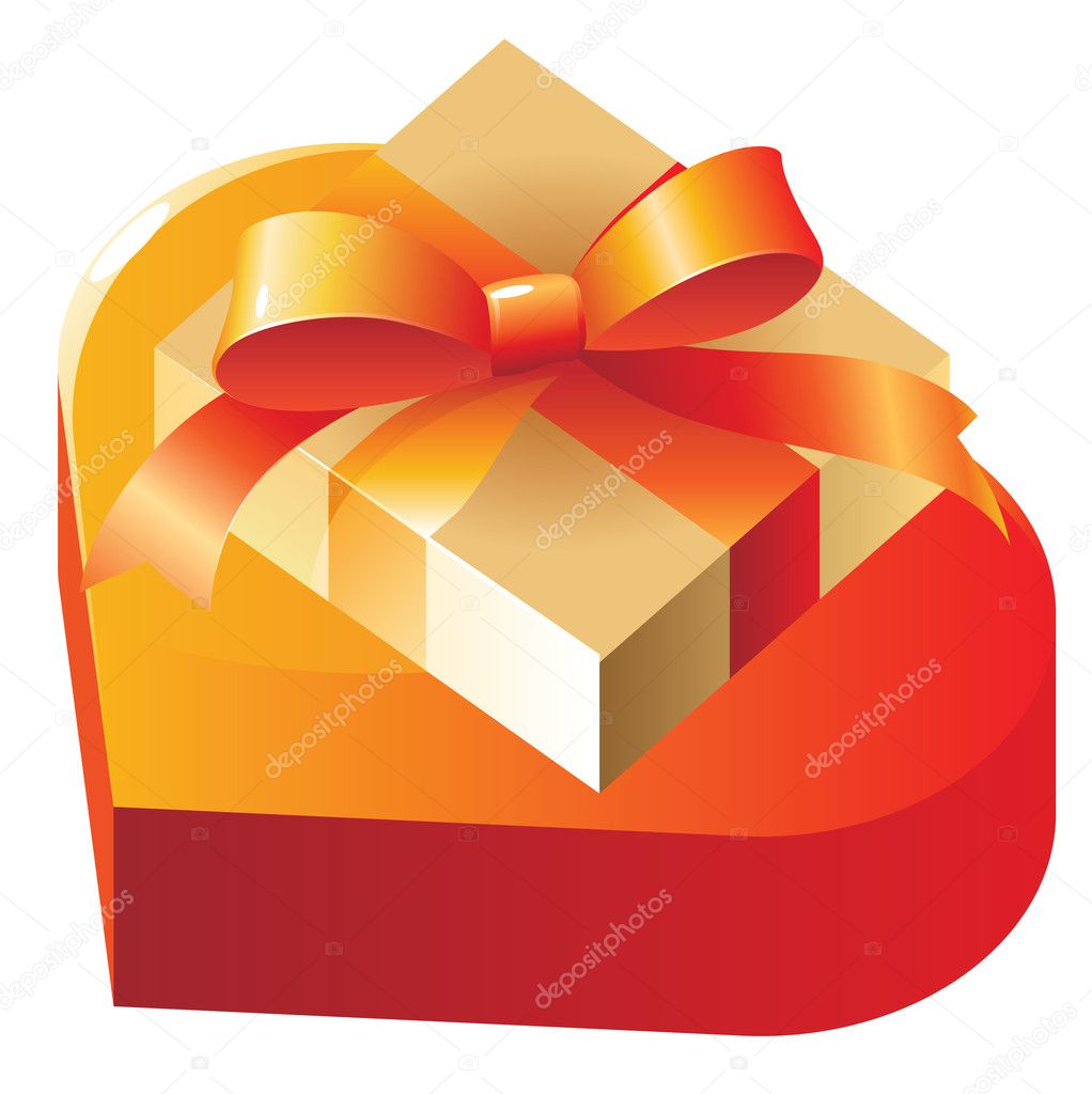 Gift and heart Stock Vector Image by ©ildogesto #3142476