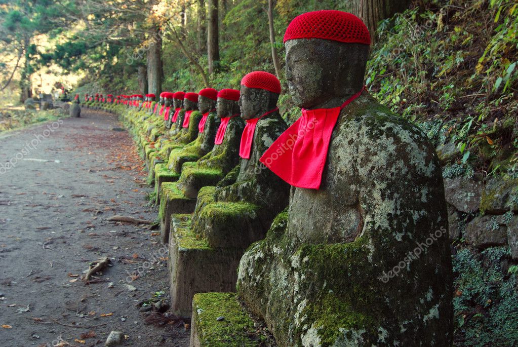 Japanese Jizos — Stock Photo © yurizap #2776036