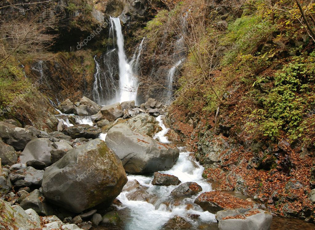 Japanese waterfall — Stock Photo © yurizap #3133667