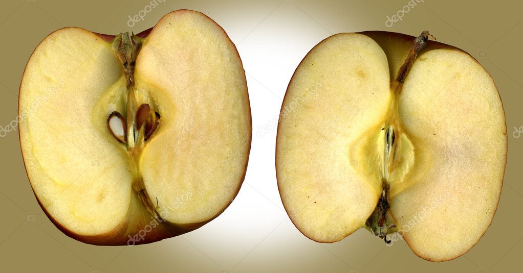 Inside of an old apple — Stock Photo © wingnutdesigns #2797127