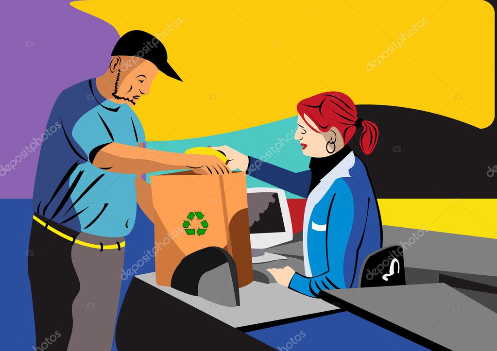 At the shop Stock Vector by ©Stiven 2846929