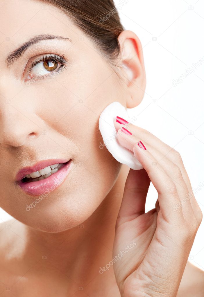 Cleaning the face Stock Photo by ©ikostudio 5065002