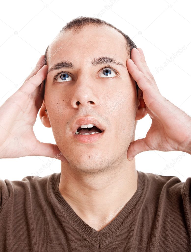 Stressed man — Stock Photo © ikostudio #5069986 Stressed man — Stock Photo © ikostudio #5069986