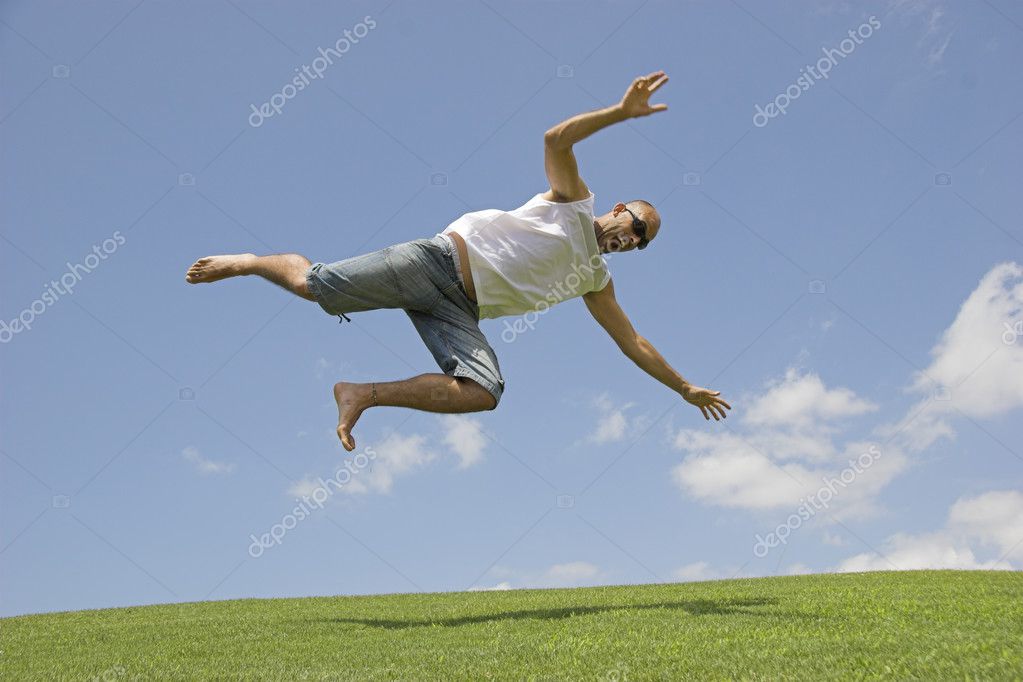 Person Falling From Sky