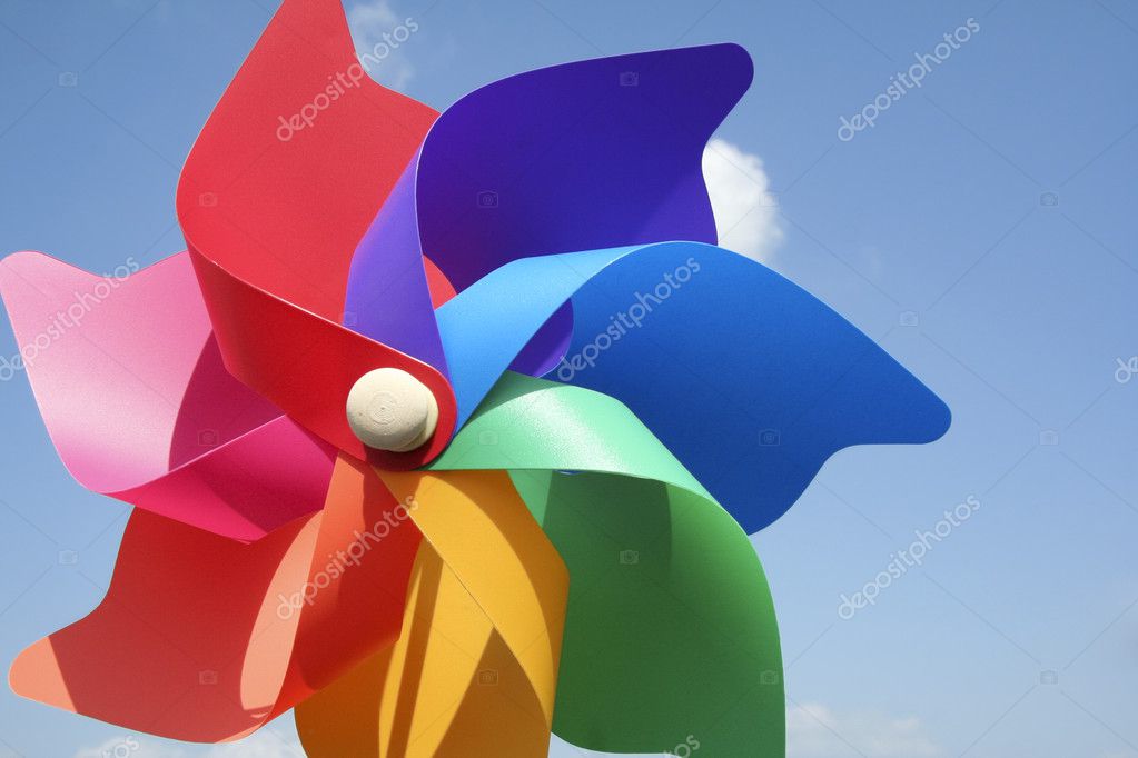 Colorful pinwheel toy — Stock Photo © donsimon #2916339