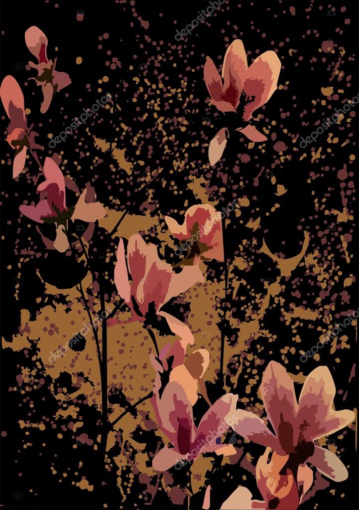 Japanese flower Stock Vector Image by ©selenaelena87 #2849638