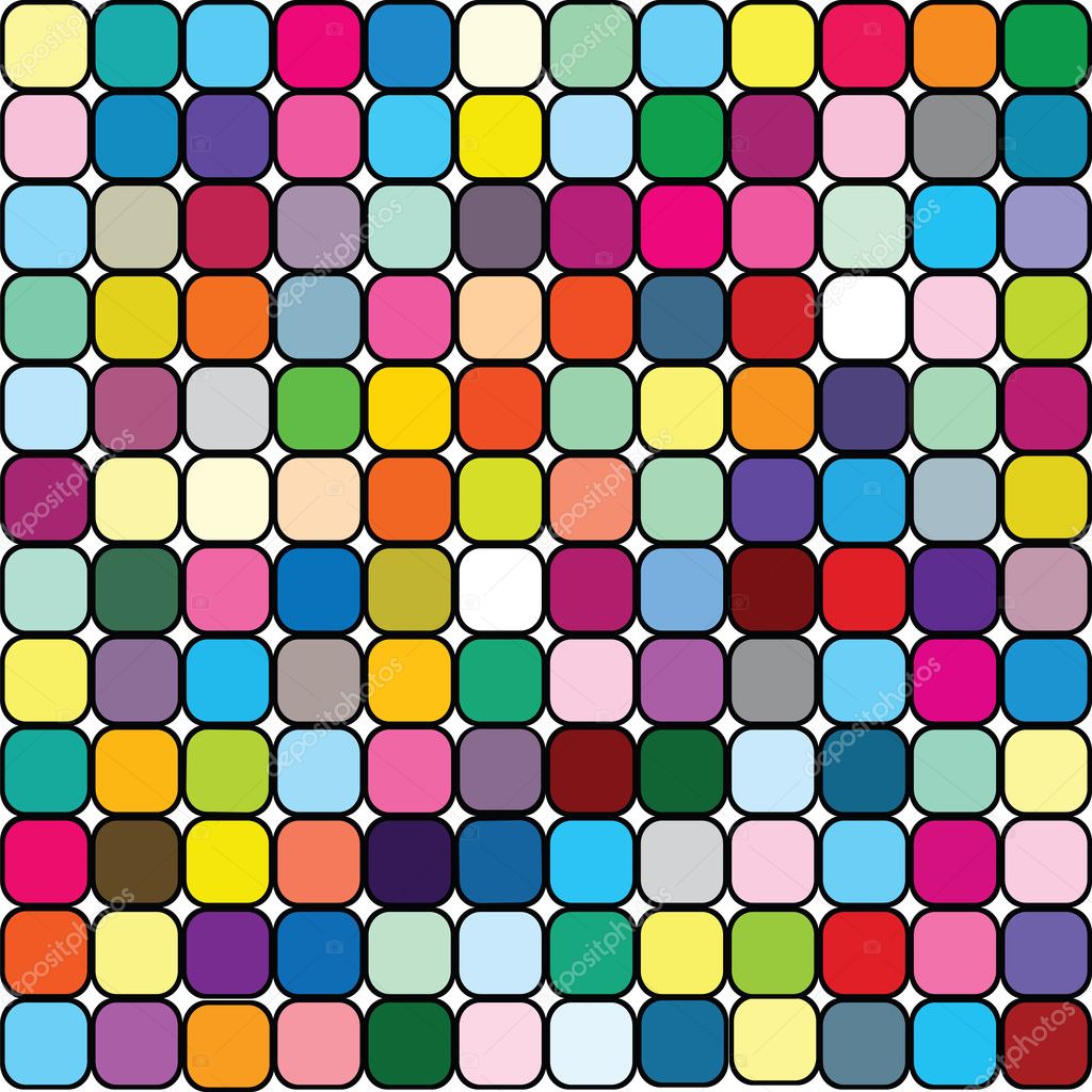 Happy background in colored squares — Stock Photo © hibrida13 #2932737