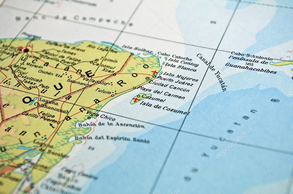 eastern map of mexico