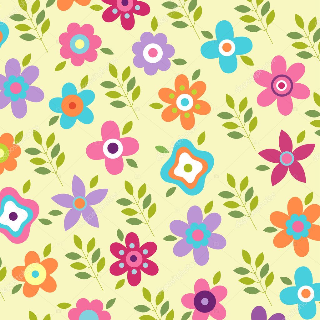 Flower pattern Stock Photo by ©realrocking 3412955