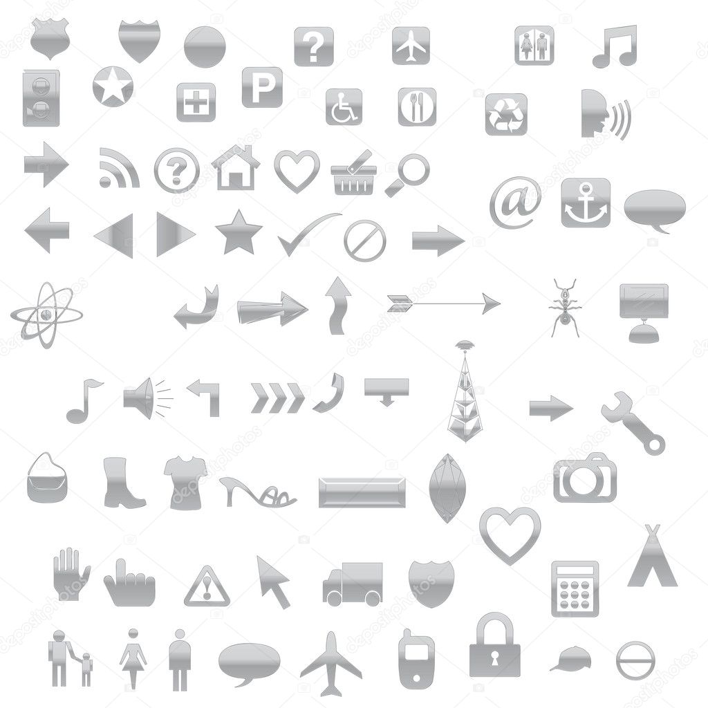 Ícones / Símbolos Vetor de ©bigfatnapoleon 2963070