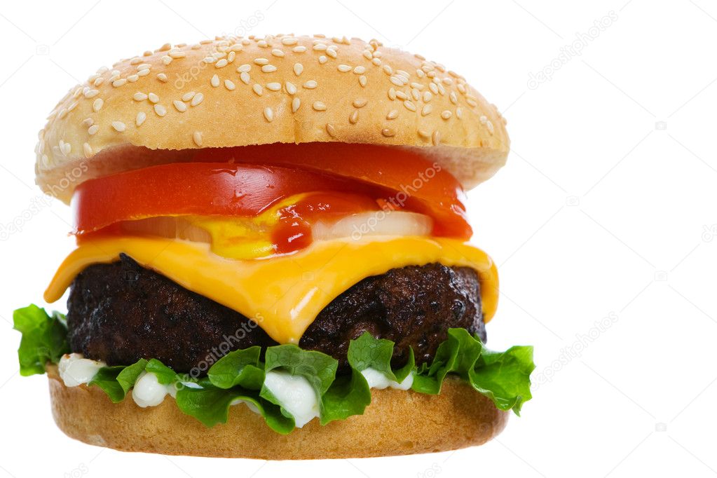 Cheese burger Stock Photo by ©stevemc 2966248
