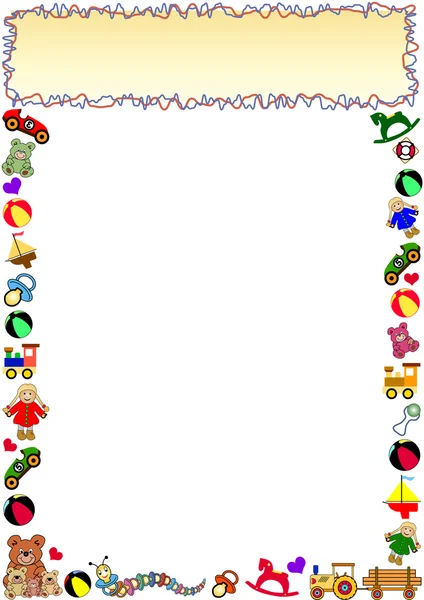 Toy border Vector Art Stock Images | Depositphotos