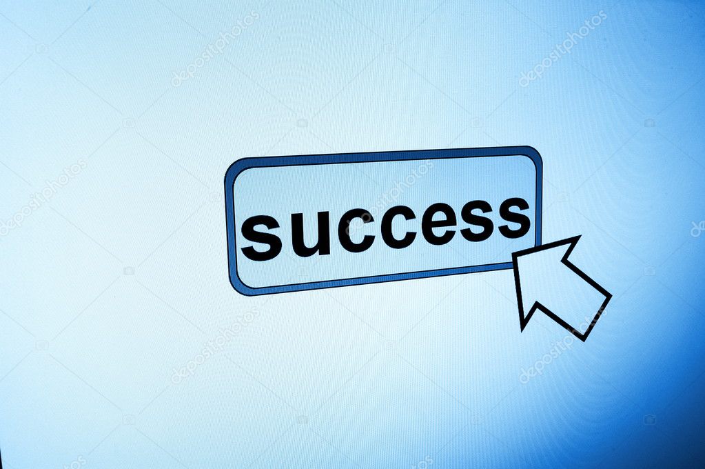 Business button on Screen — Stock Photo © gunnar3000 #3980381