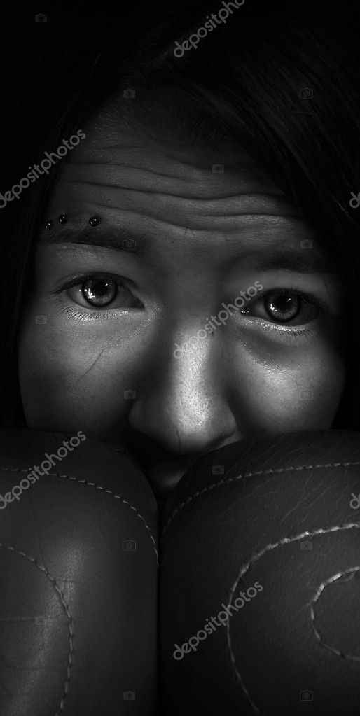 Fearful Girl — Stock Photo © domencolja #3048402