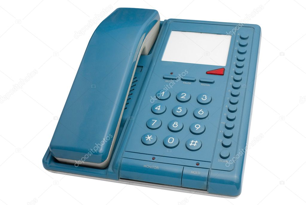 Blue phone | Isolated — Stock Photo © zakazpc #3562343