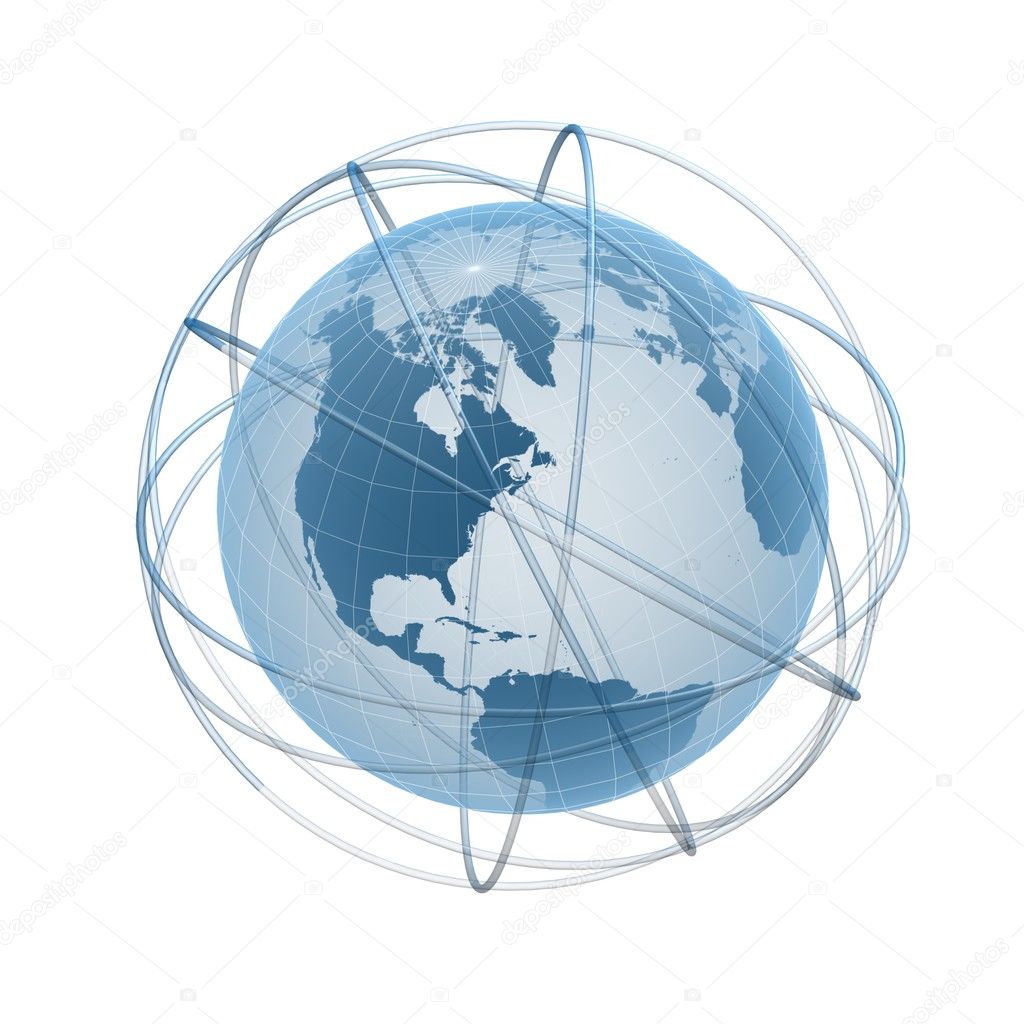 Globe frame Stock Photo by ©sgamez 3159125
