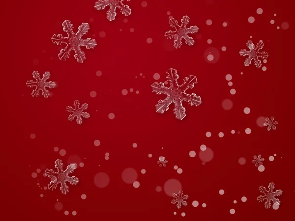 Red snow frame — Stock Photo © sgamez #3180452