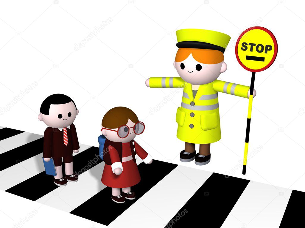 Clipart Lollipop Lady Sign